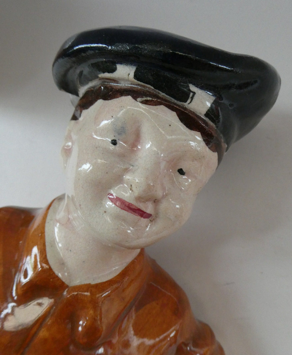 SCOTTISH POTTERY. 1920s Figurine of Wee Macgregor in Kilt and Bonnet ...