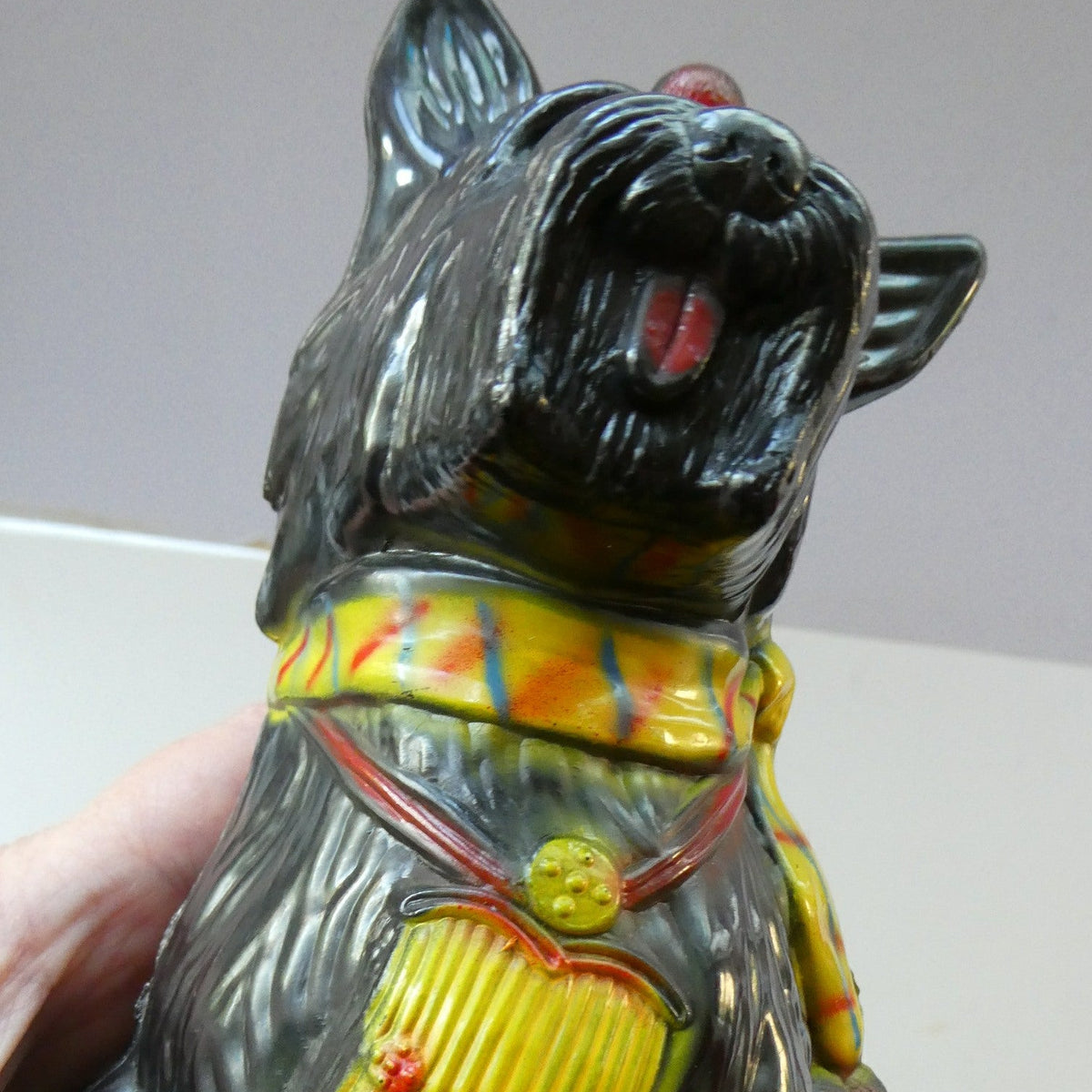 1940s Vintage CELLULOID Black Hard Plastic SCOTTIE DOG (Scottish Terri ...