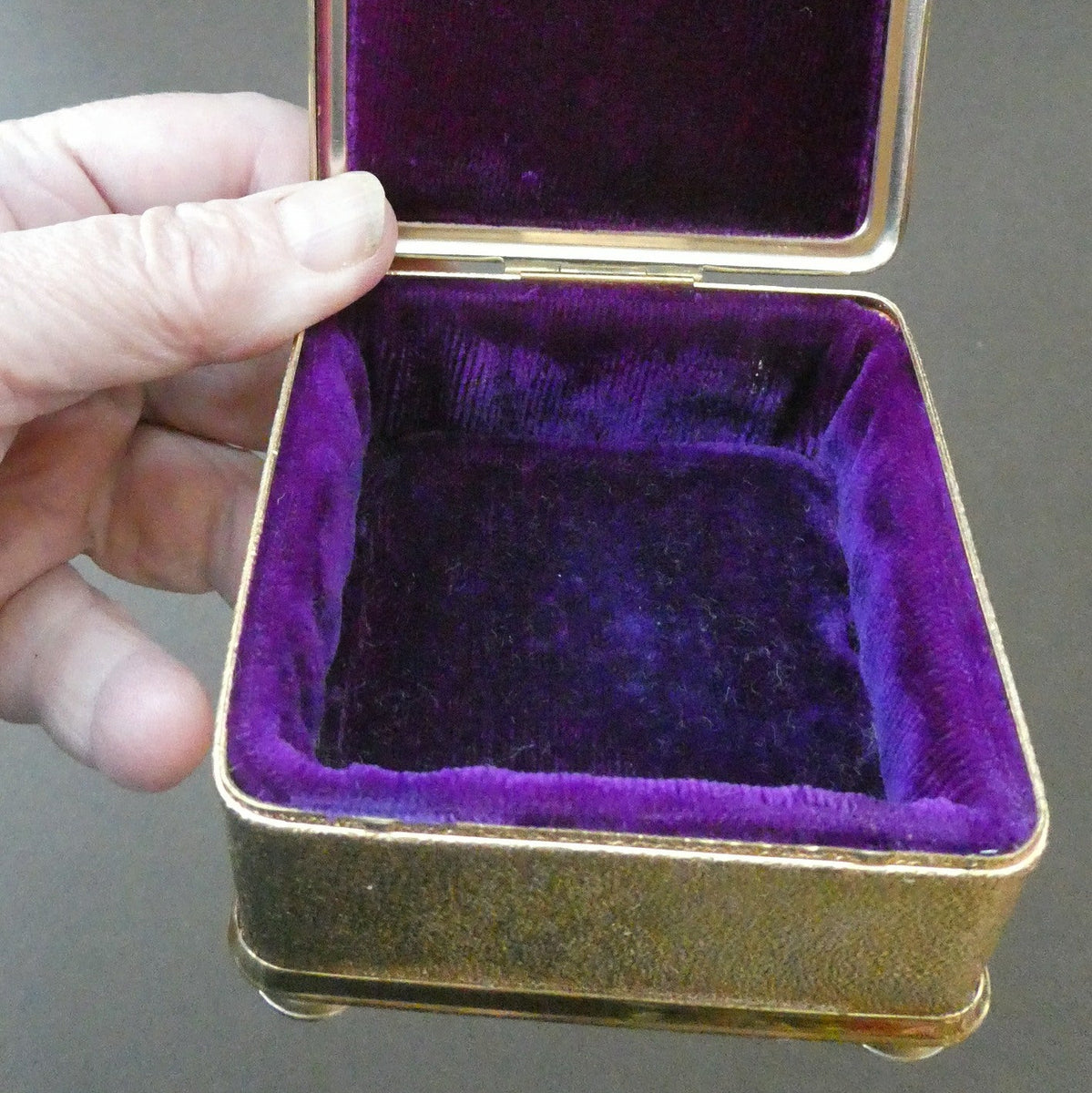 Vintage 1950s P&O CRUISE SHIP SOUVENIR Trinket Box. With Logo on the T ...