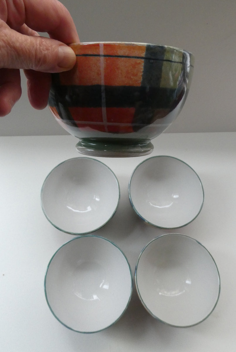 SCOTTISH POTTERY. Vintage Tain Pottery Medium Size Stoneware Pottery B ...