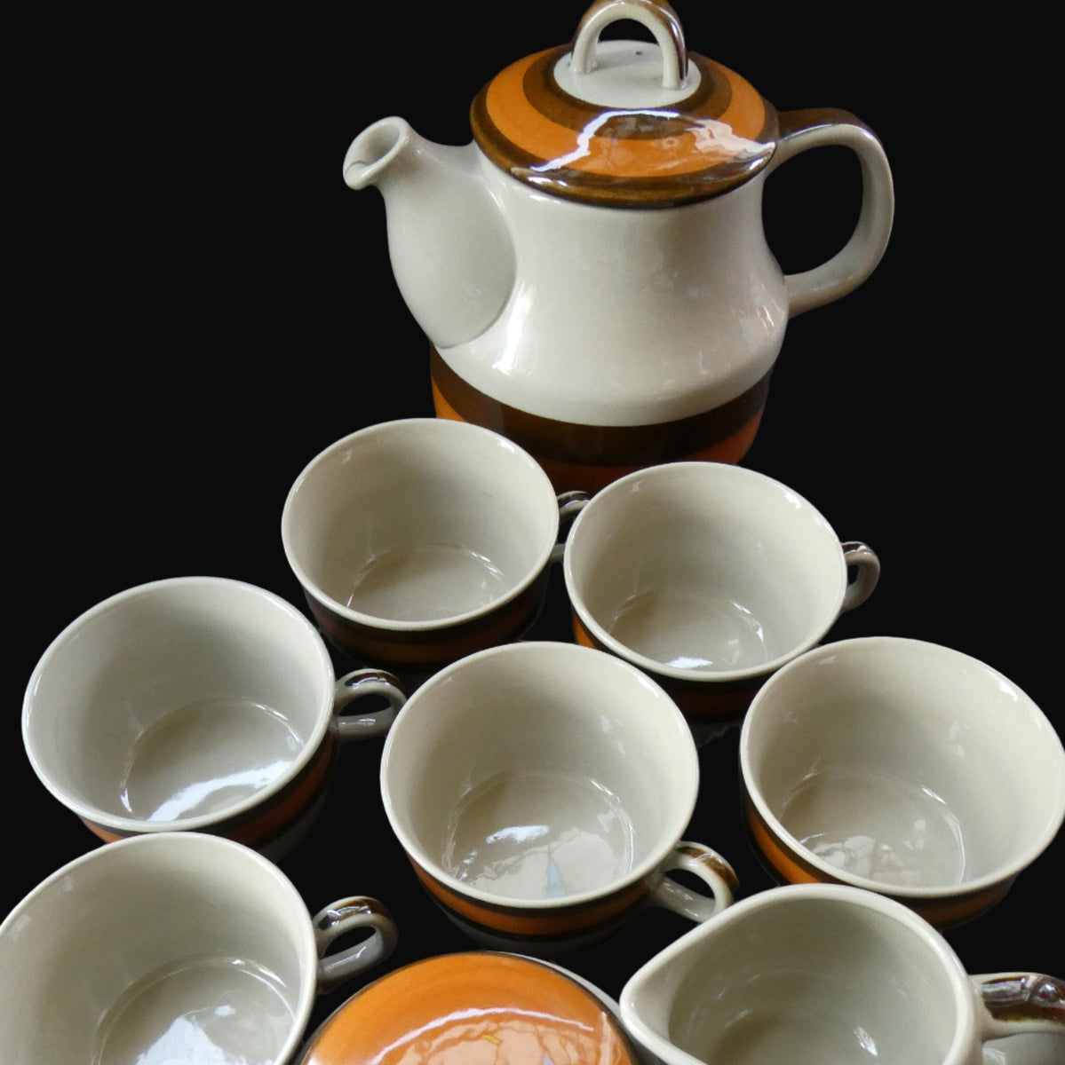 SWEDISH Pottery. Vintage RORSTRAND Tea-Set COMPLETE SERVICE. ANNIKA De ...