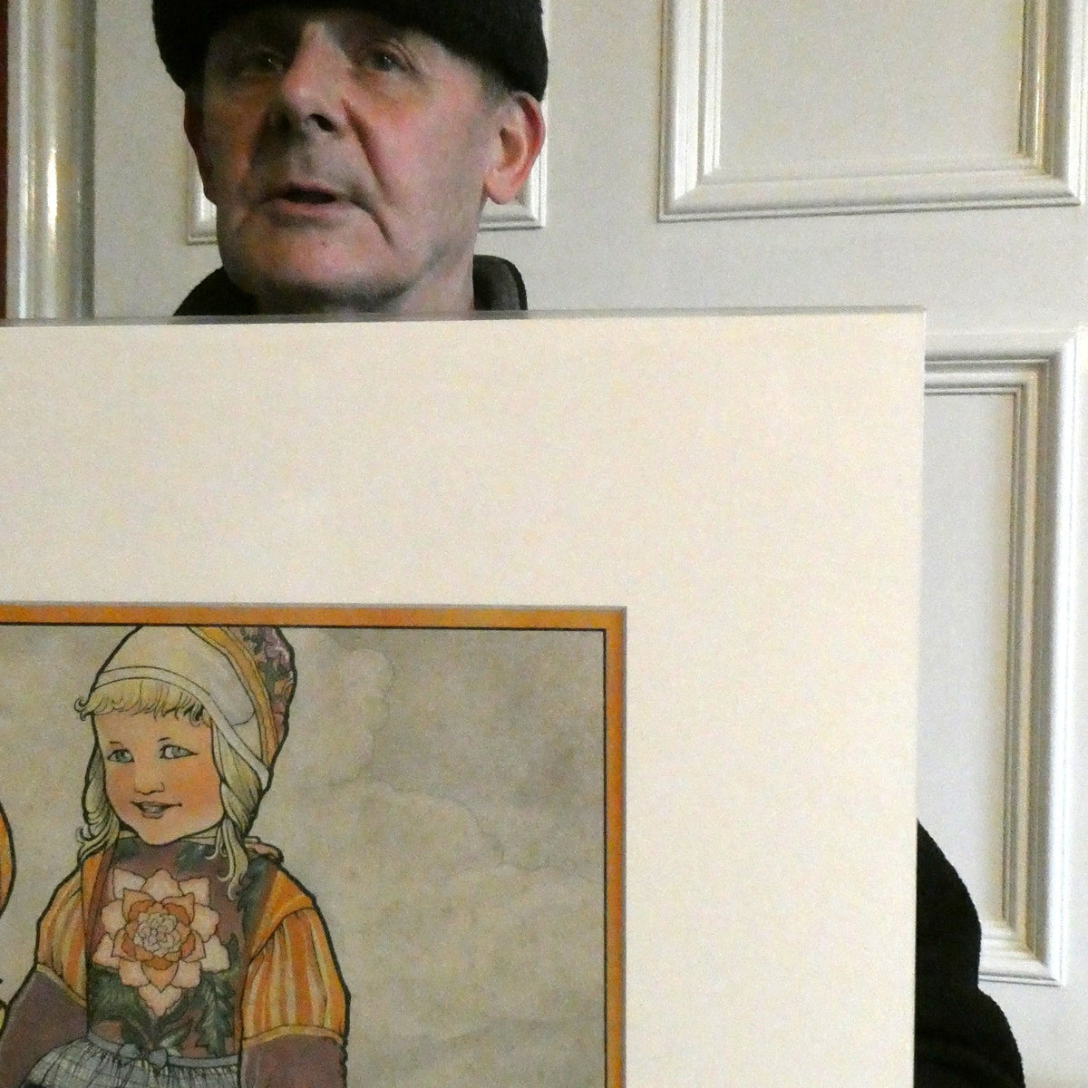 Original Large 1930s Colour Lithograph by Rie Cramer (1887-1977). Two ...