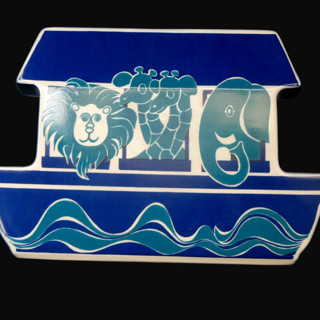 Vintage 1960s CARLTON WARE Ceramic Bank or Money Box with Blue Noah's ...