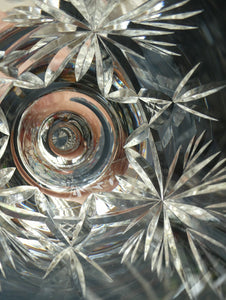 Vintage PAIR Edinburgh Crystal HOCK Wine Glasses. STAR OF EDINBURGH Pa ...