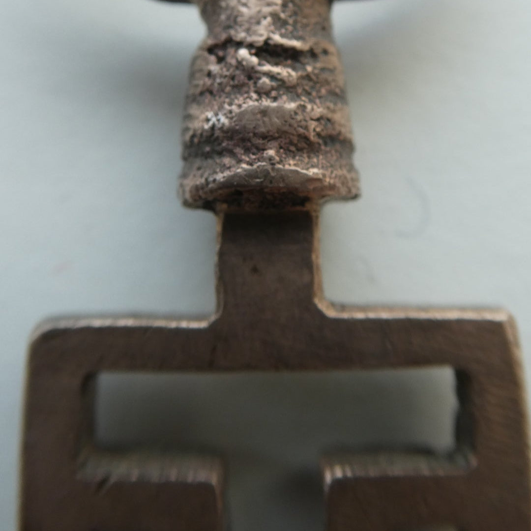 Antique Copper Odell Key. SCOTTISH 18th or 19th Century Door Key for h ...