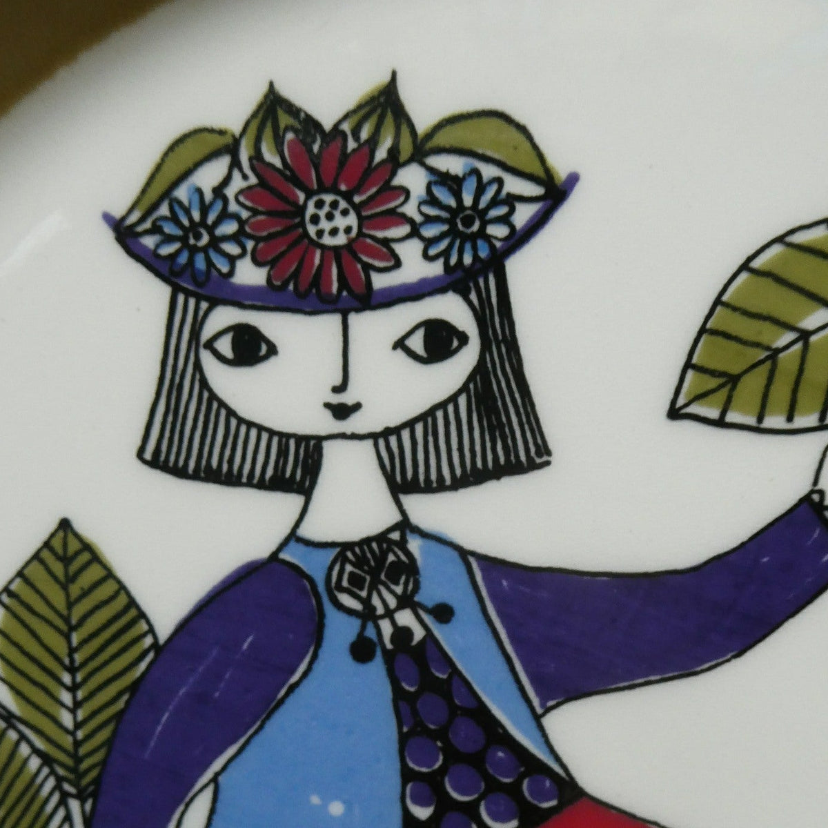 1960s NORWEGIAN PLATE by Figgjo Flint (Corsica Design) by Turi Gramsta ...