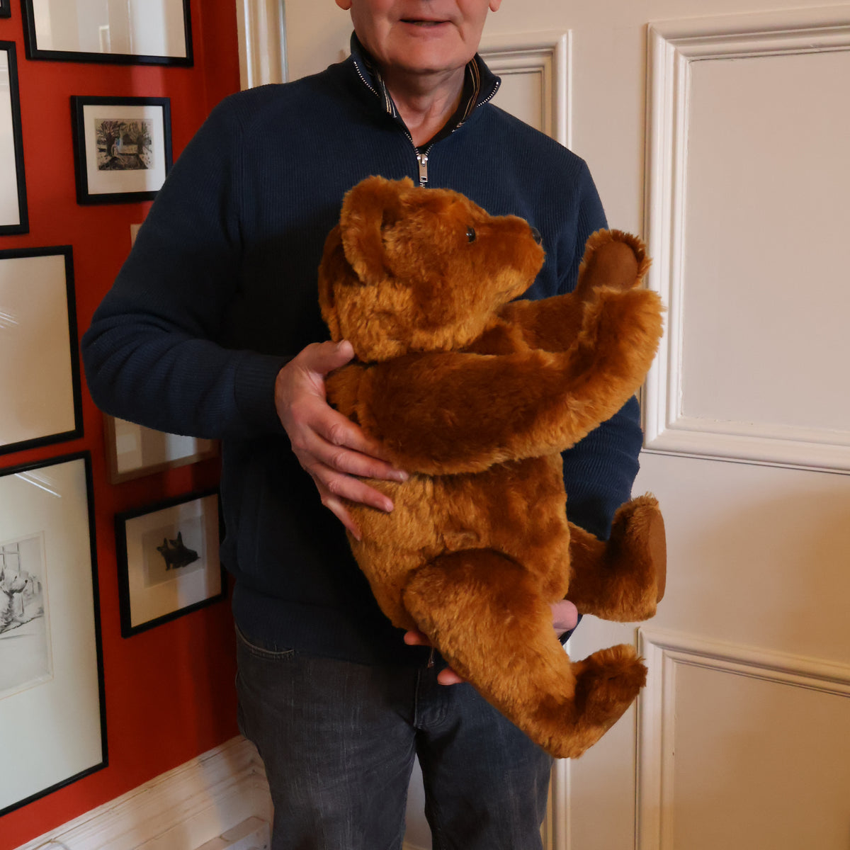 BOXED: Vintage 2002 STEIFF BEAR. Very Large Classic LIMITED EDITION "B ...