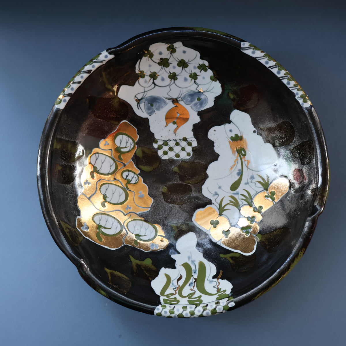 SCOTTISH STUDIO POTTERY. Large Decorative Bowl by Archie McCall (b. 19 ...