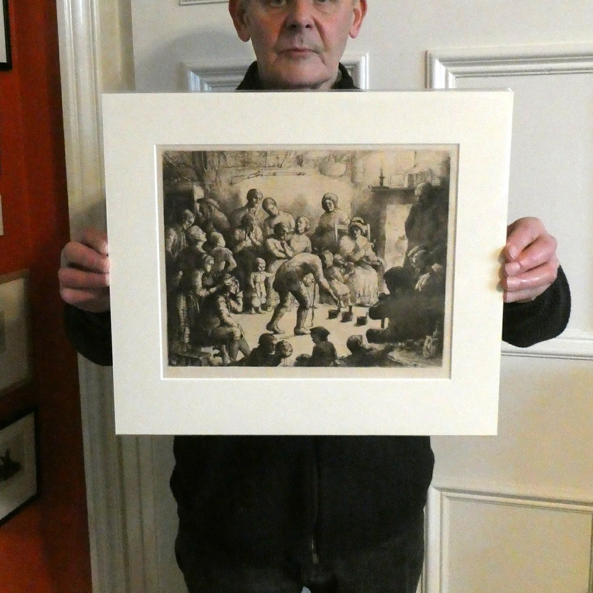 SCOTTISH ART. Rare Etching by Robert Bryden (1865 - 1939). Illustratio ...