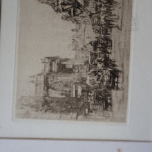 SCOTTISH ART. William Walcot (1874 - 1943). Etching of Covent Garden a ...