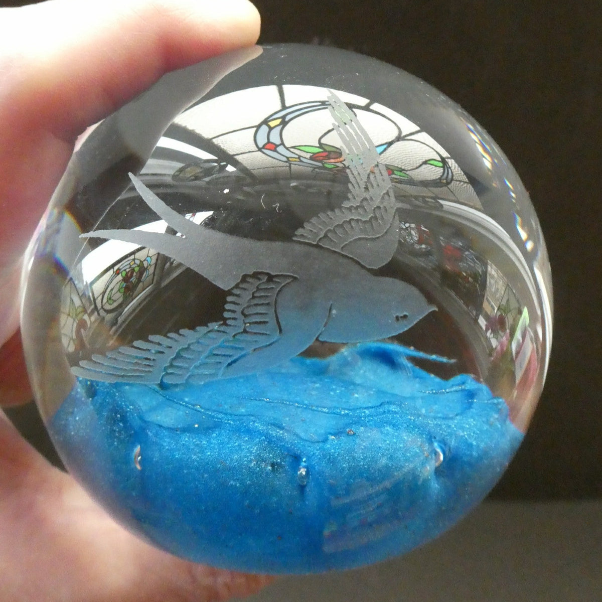 SCOTTISH PAPERWEIGHT: Unique Vintage 1980s Caithness Glass Paperweight ...