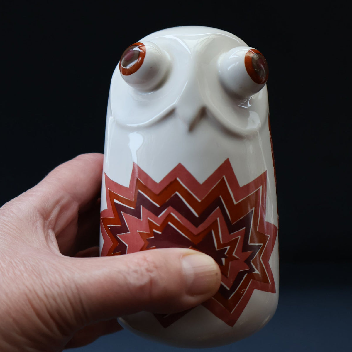 Vintage 1970s CARLTON WARE Ceramic Bank or Money Box. Bug-Eyed Owl ...