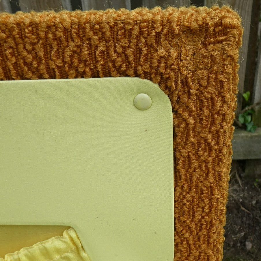 Vintage 1950s SHERBOURNE Lidded Sewing Box taking the form of a Stool ...