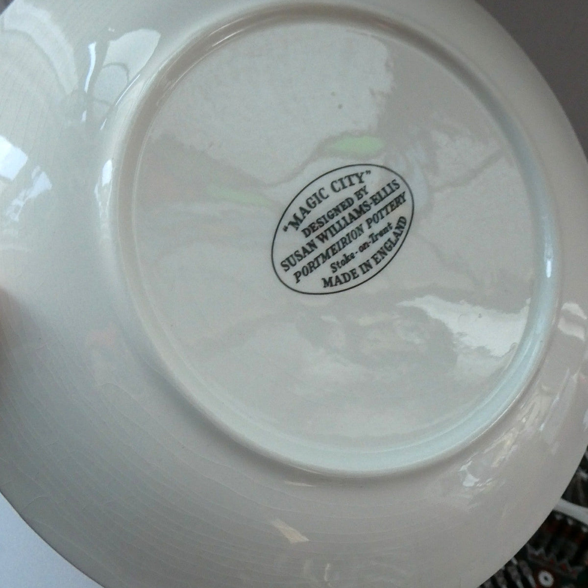 Vintage 1960s SET OF SIX Portmeirion Side Plates. MAGIC CITY Design. 7 ...