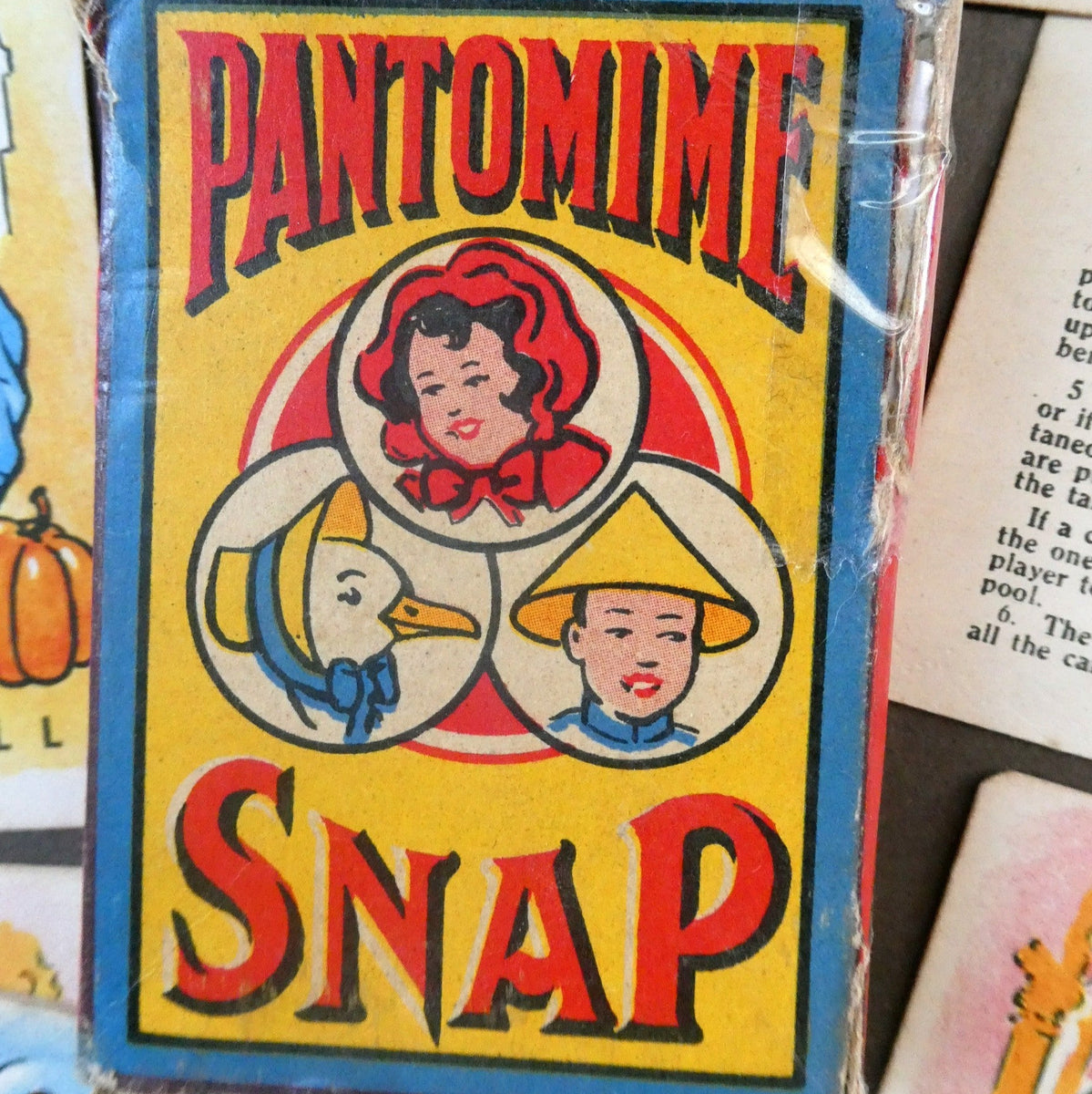 Rare Vintage 1940s SNAP Playing Cards Game. Clifford Series Pantomime ...