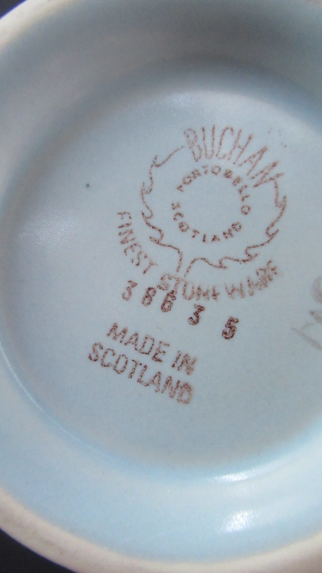 SCOTTISH POTTERY. Very Rare Shape. Vintage LARGE 1950s BUCHAN Portobel ...