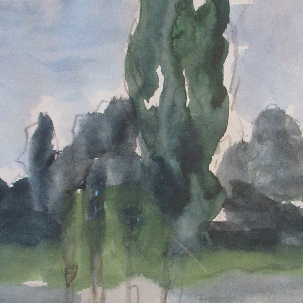 SCOTTISH ART. Sax Shaw (1916 - 2000). Watercolour Landscape Study. Sig ...