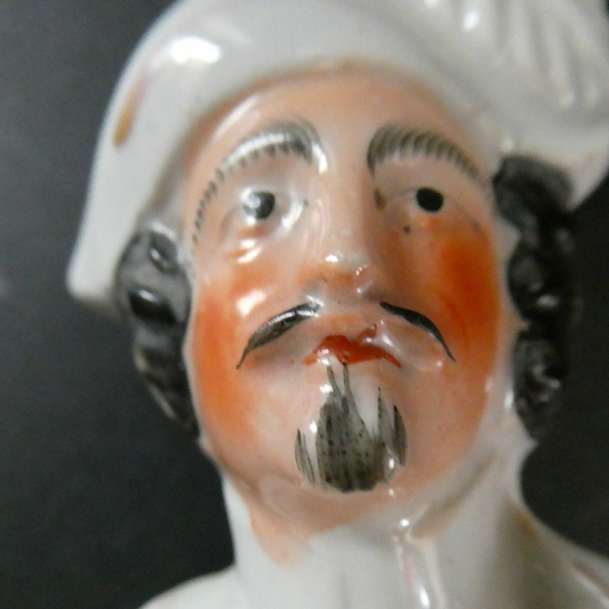 VERY LARGE Antique Staffordshire Figures: Colonel Peard. Unification o ...