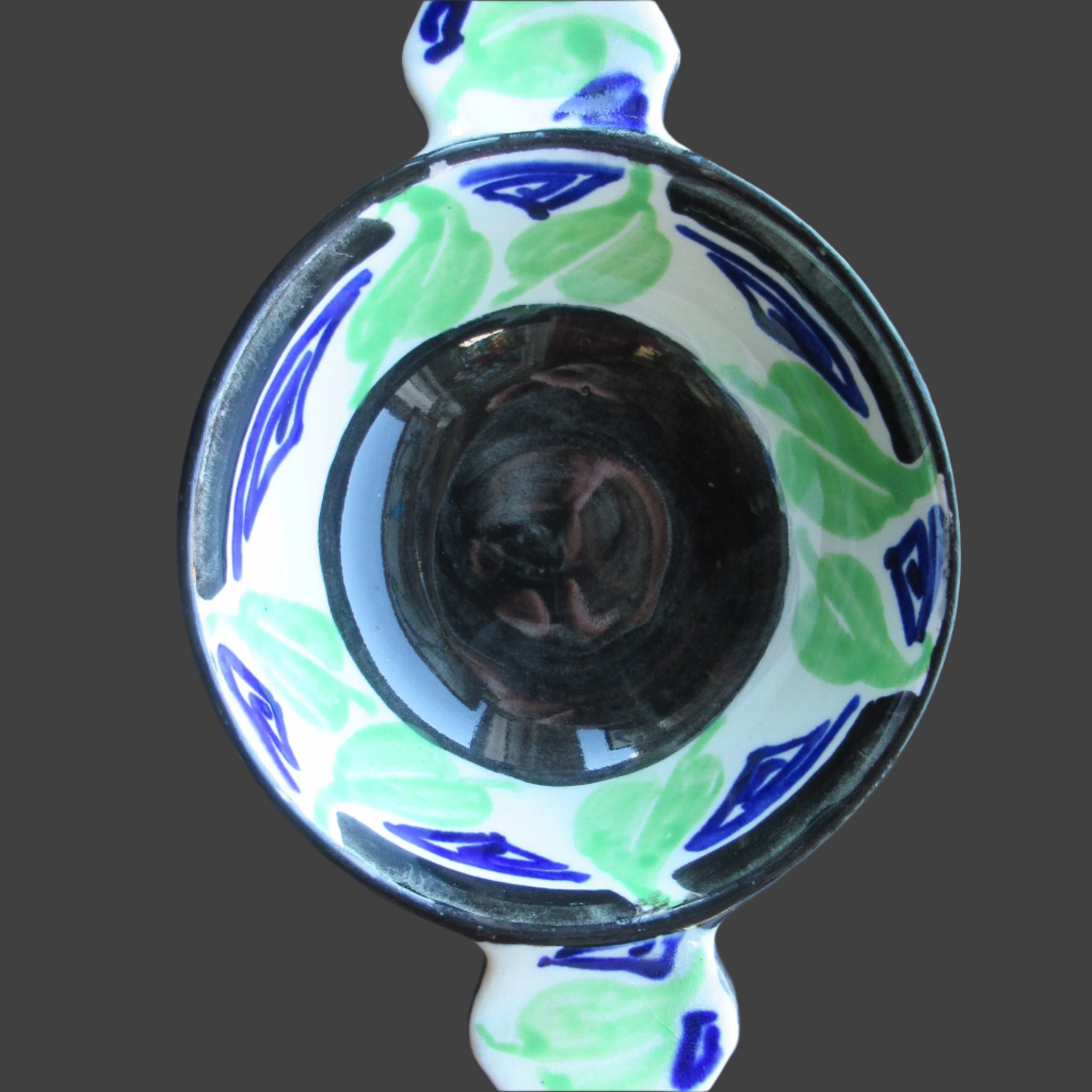 SCOTTISH POTTERY Bowl. Rarer Bough Pottery ART DECO Ceramic Quaich and ...