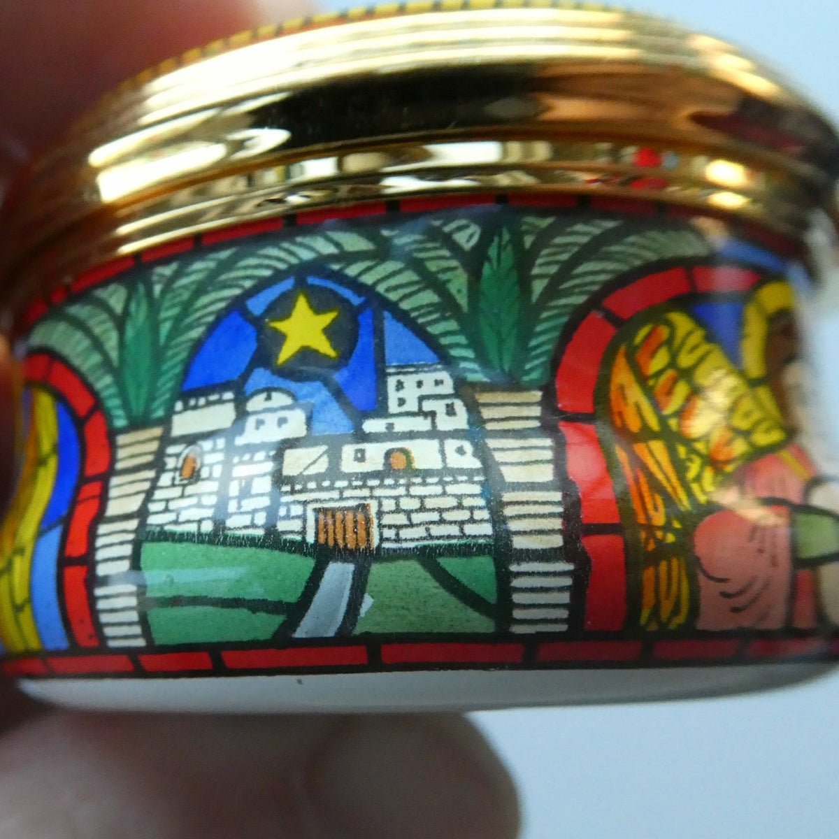 Vintage Halcyon Days Box 2003. Flight Into Egypt: The Holy Family on a ...