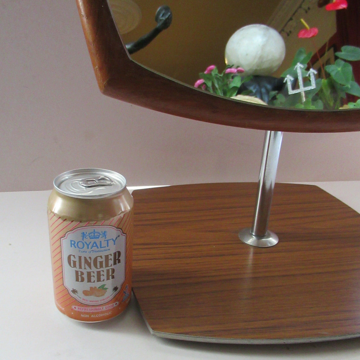 LARGE Rare 1960s Vintage G-Plan Style CLARK EATON Desktop Teak Mirror ...