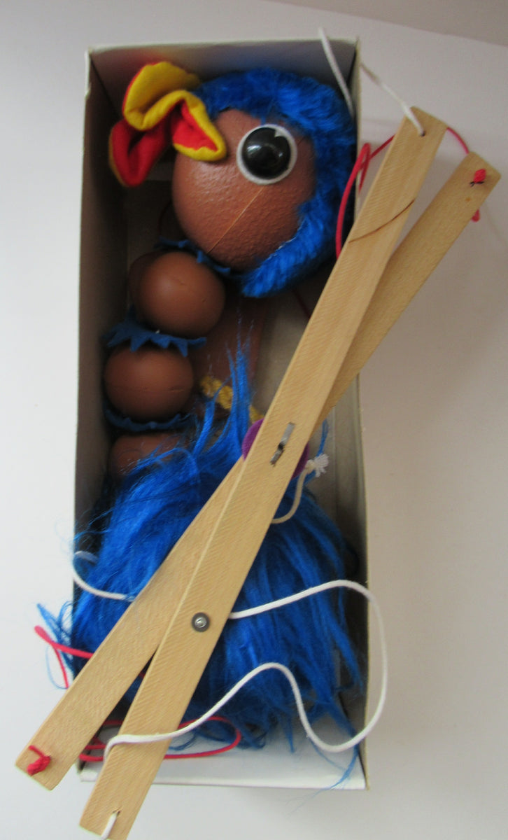 Rare 1970s Vintage PELHAM PUPPET in the form of Rod Hull's EMU. In Ori ...