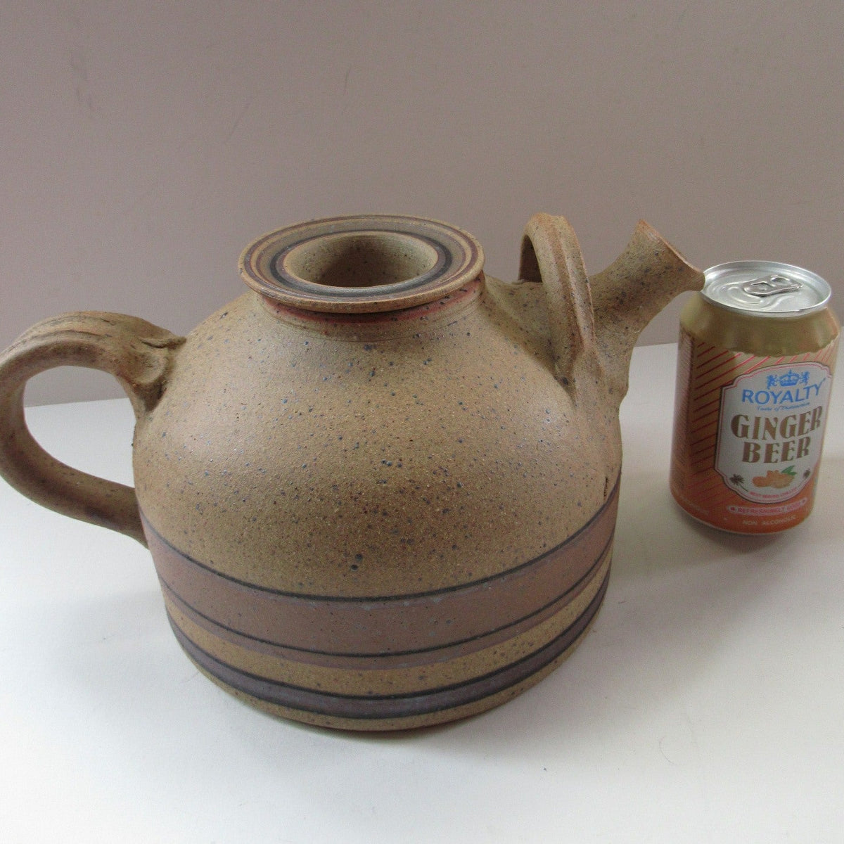 DANISH Vintage Art Pottery Massive Stoneware Teapot. Designed by Jespe ...