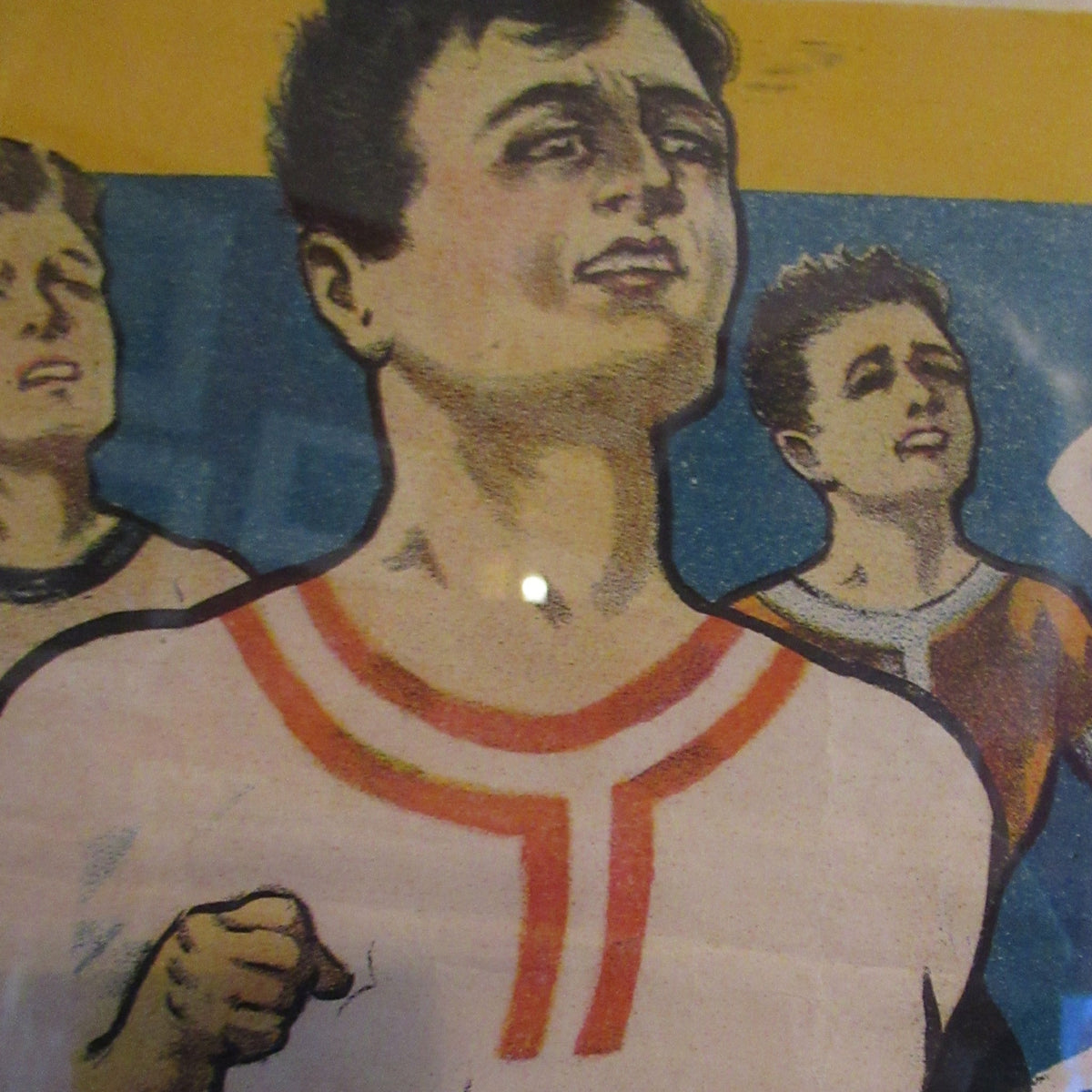 Vintage SCOTTISH ATHLETICS POSTER. Edinburgh Southern Harriers Interes ...