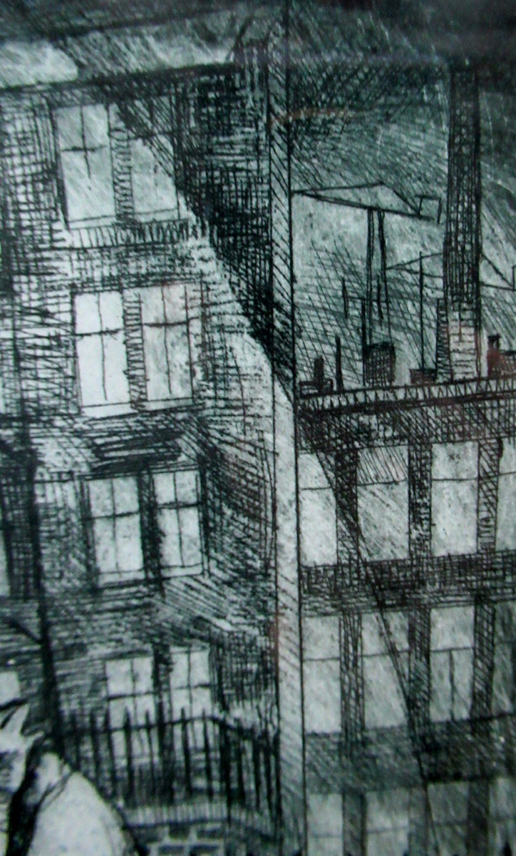 SCOTTISH ART: Ian Fleming (1906 - 1994). Original Etching Entitled "Lo ...