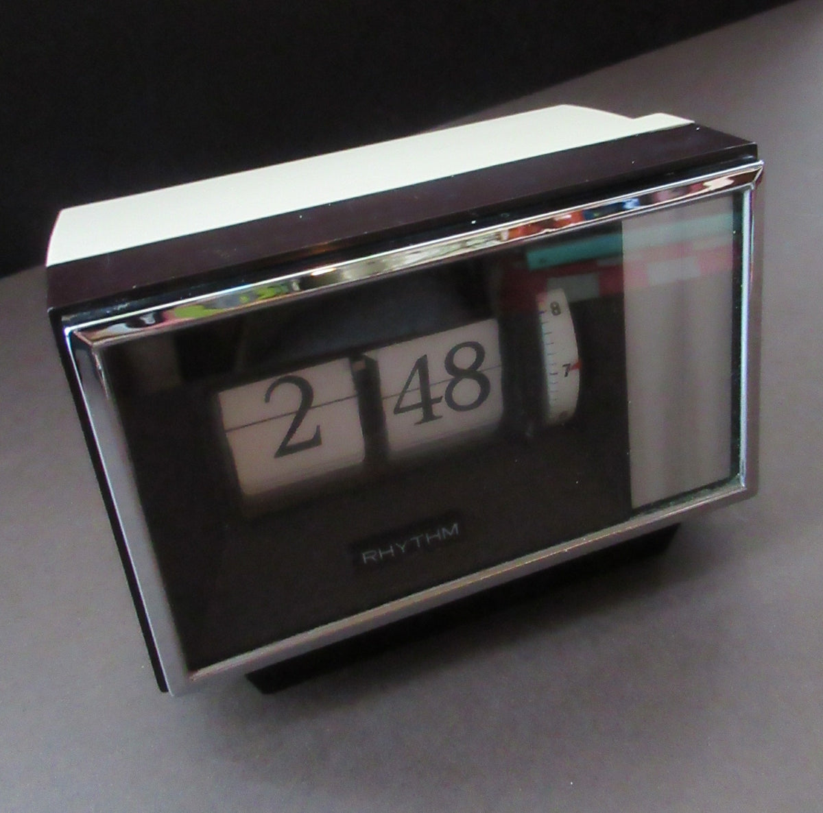 Fabulous SPACE AGE Vintage JAPANESE Flip Clock or Wind Up Alarm Clock ...