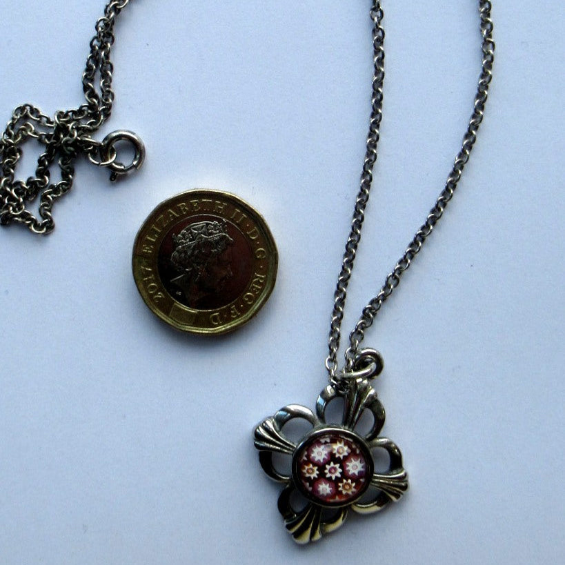 Vintage 1970s Paul Ysart SCOTTISH Pendant with Tiny Millefiori CAITHNE ...