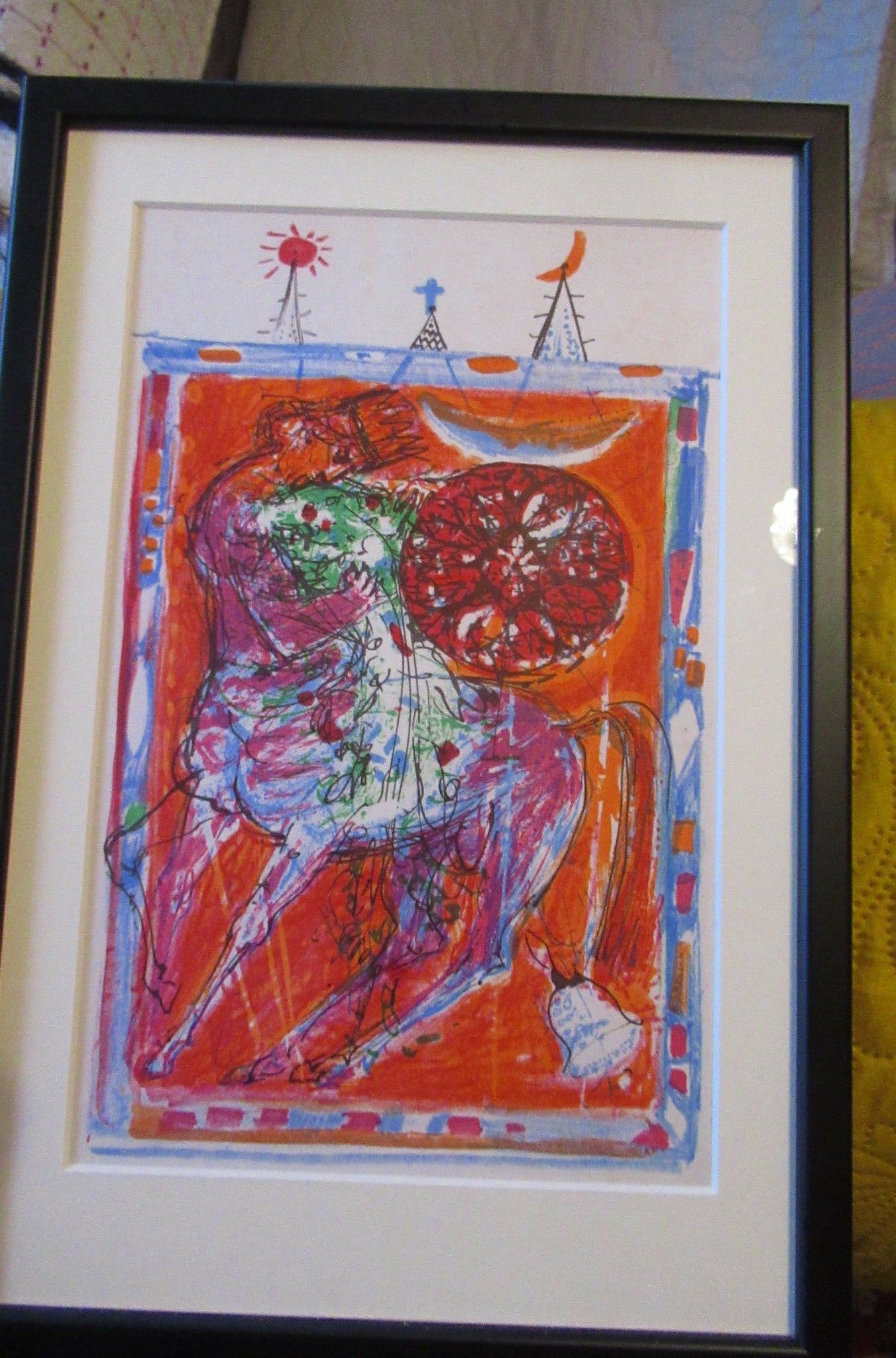 SCOTTISH ART: Collector's Item ROBIN PHILIPSON Vintage Lithograph Chri ...