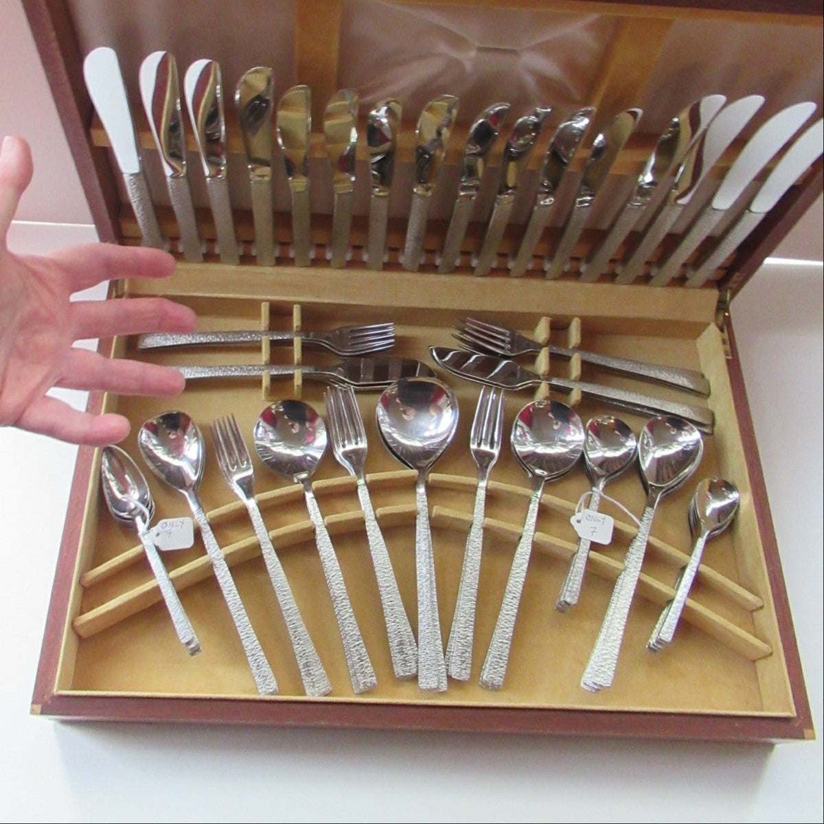 VINERS Vintage Gerald Benney STUDIO Design Cutlery Canteen Set. For EI ...
