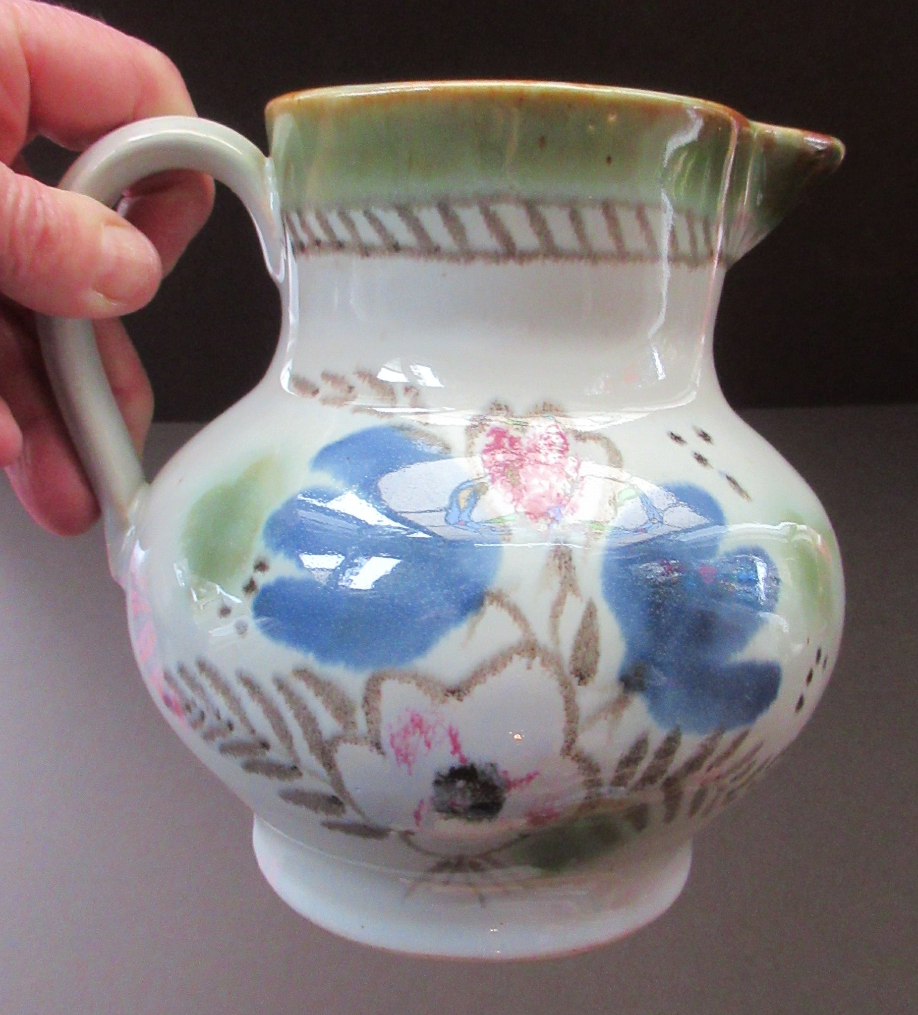 SCOTTISH POTTERY; Vintage BUCHAN, Portobello Pottery Stoneware Jug or ...