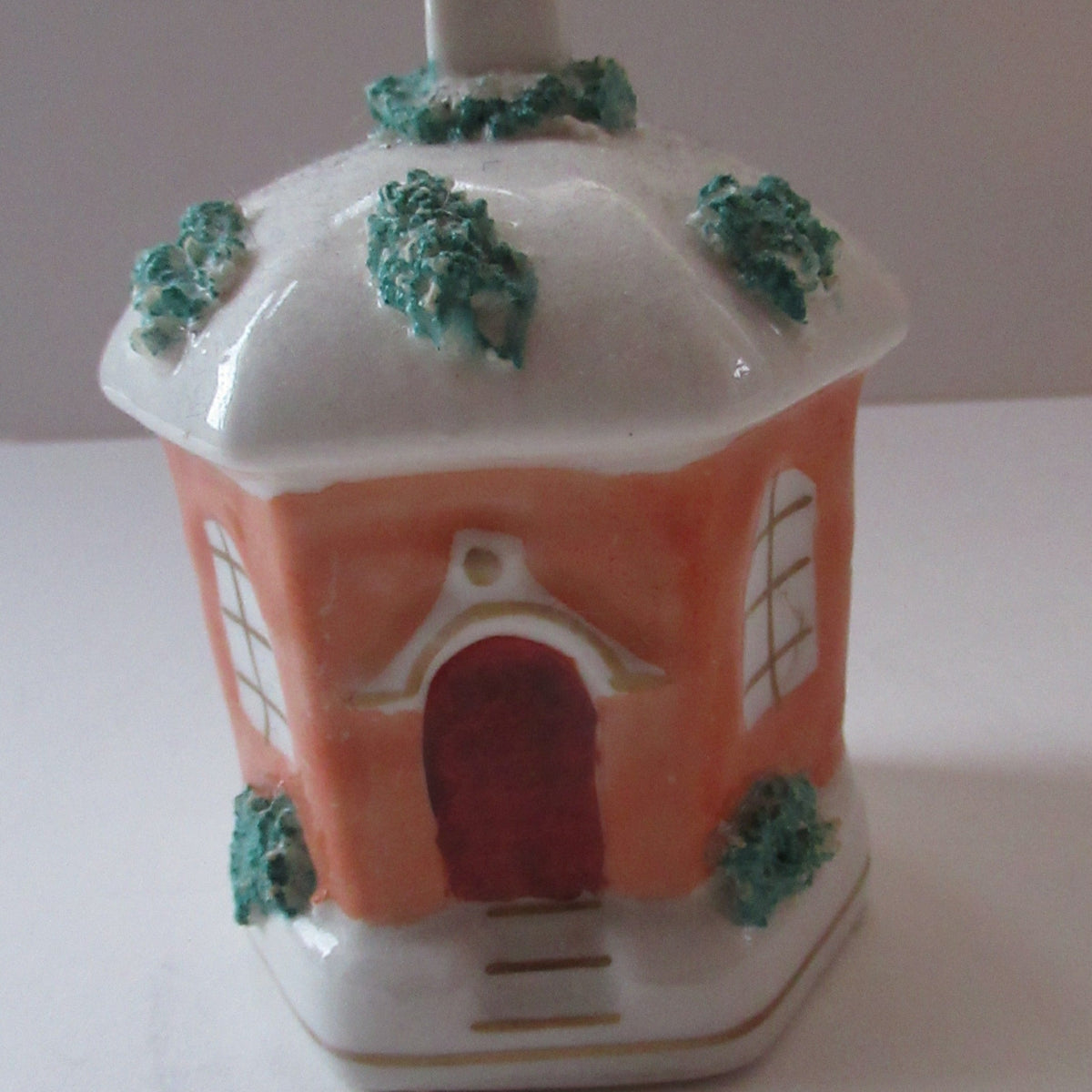Sweet Early Victorian Staffordshire Porcelain Money Box in the shape o ...