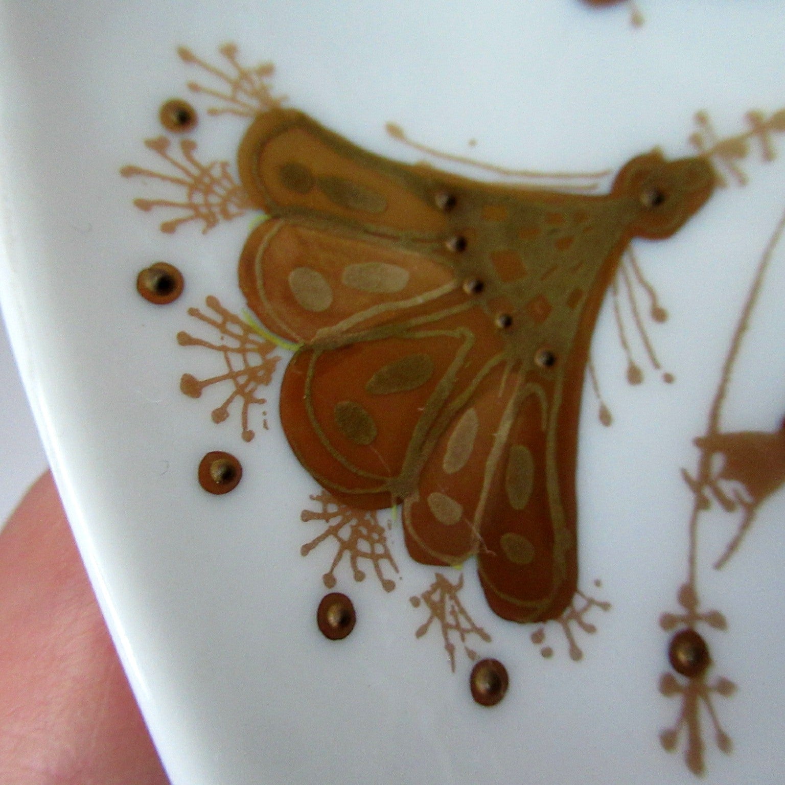 Vintage DANISH Porcelain Trinket Dish. Designed by Bjorn Wiinblad for ...