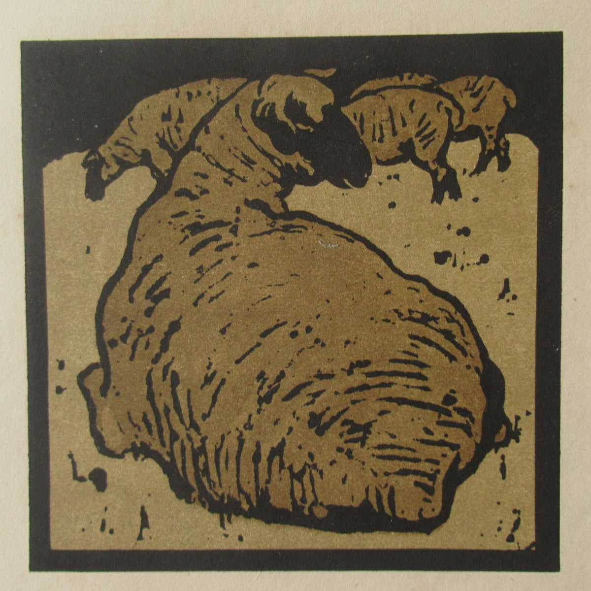Listed Artist. WILLIAM NICHOLSON (1872 - 1949). FRAMED Original Lithog ...