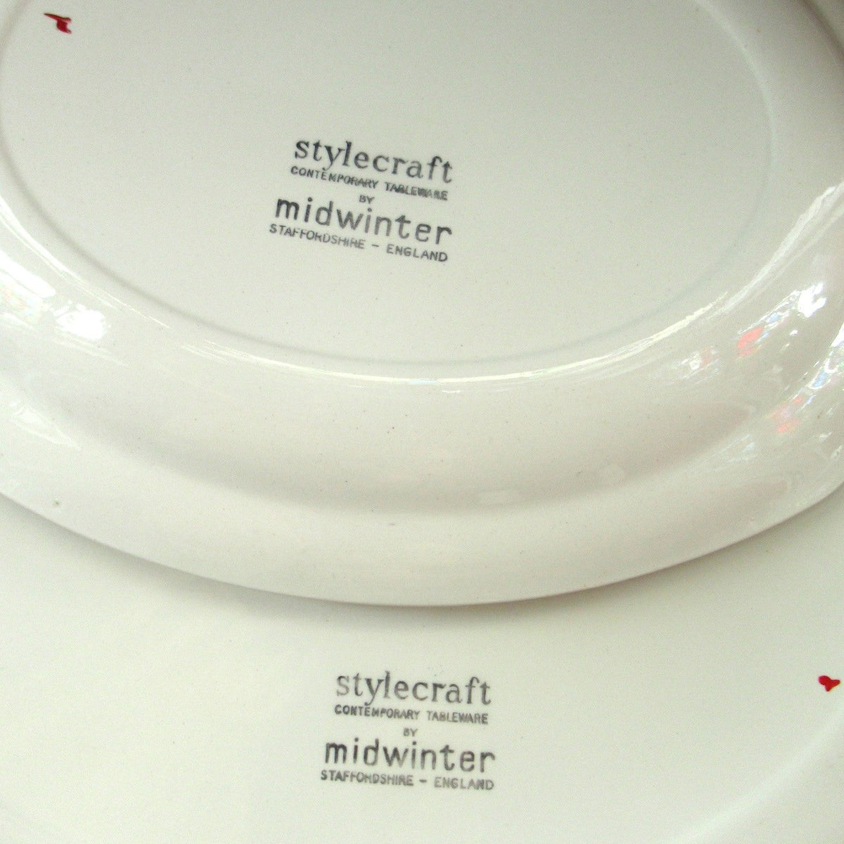 1950s MIDWINTER Pair of Large Serving Platters. Collectable HAWAII PAT ...