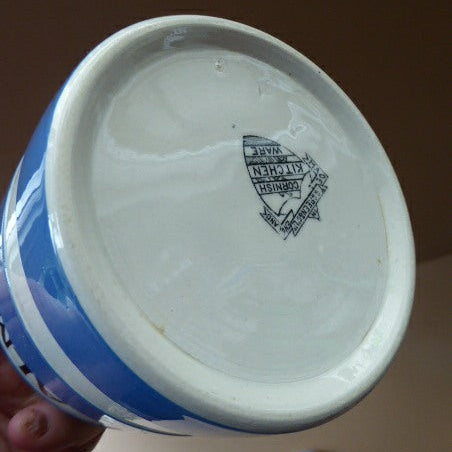 Black Shield Mark. ALMONDS TG GREEN Cornishware Storage Jar – Iconic ...