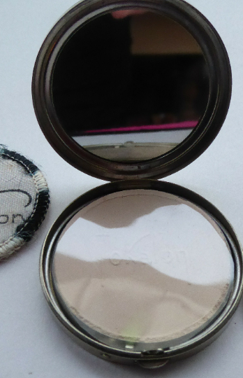 Very Rare ART DECO TOKALON Miniature Powder Compact with Original Cont ...