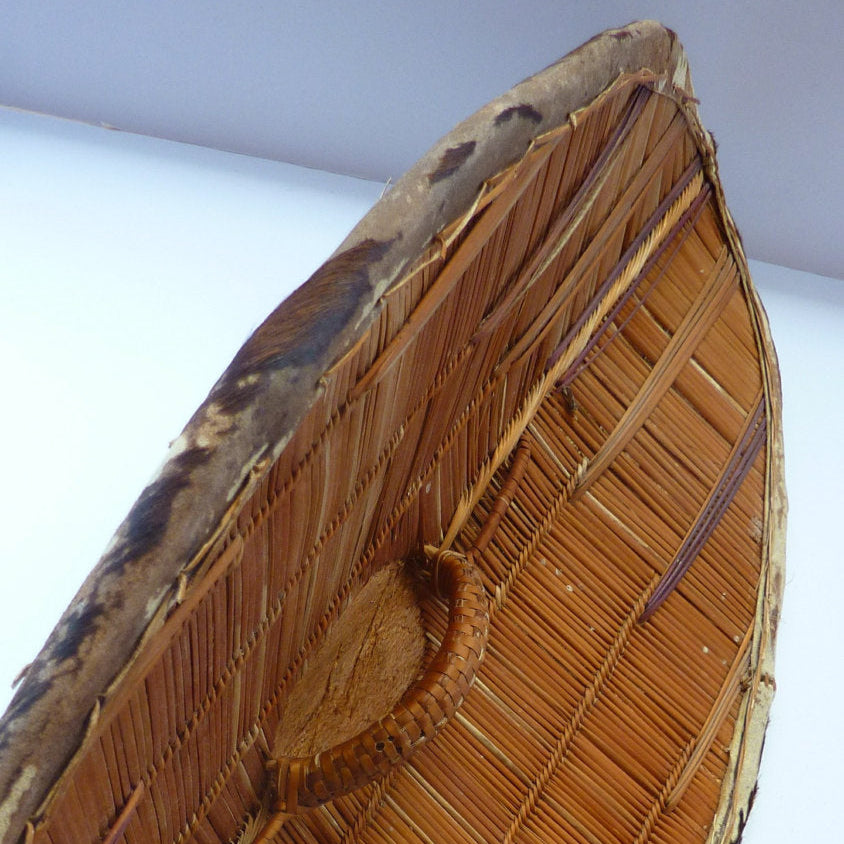 Collectable Finely Woven African Uganda / Ganda Tribal Shield. Early 2 ...