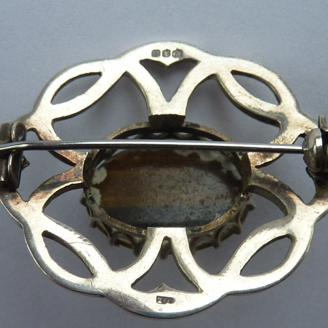 Stylish Vintage Scottish Silver Brooch. Made in Edinburgh and Hallmark ...